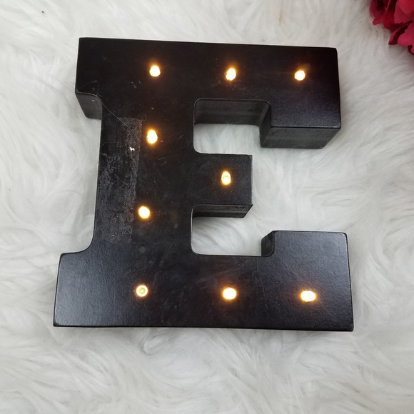 Office | Led Letter Lights E Black | Poshmark